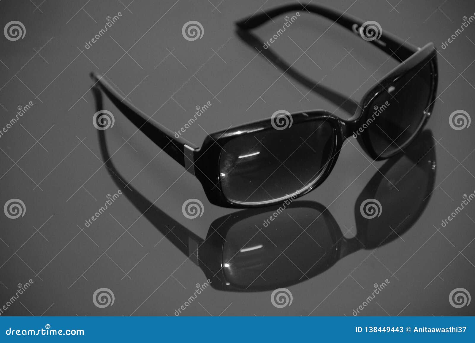 Close Up of Spectacles and Its Reflection. Stock Image - Image of ...