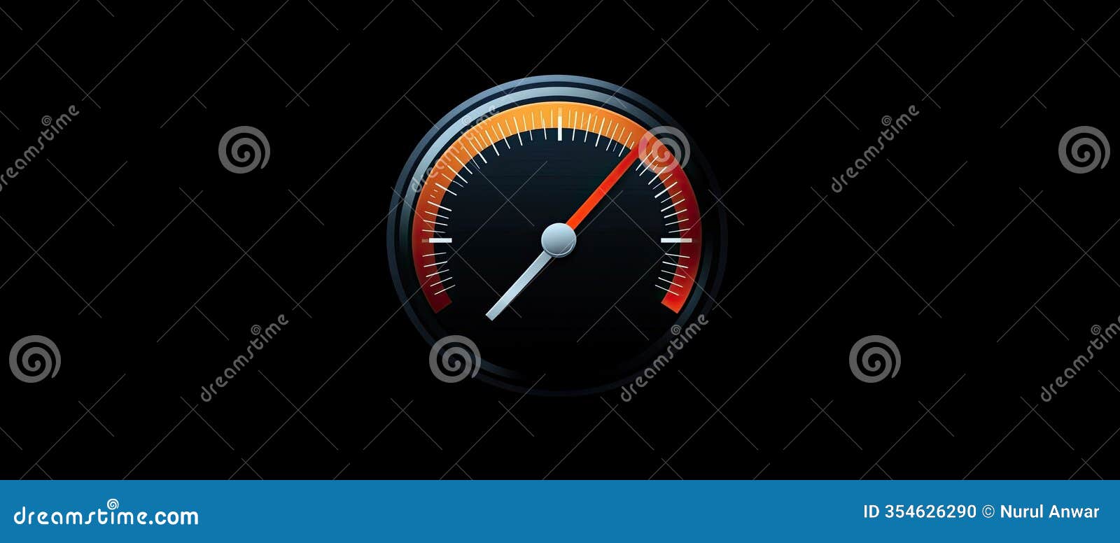 Speedometer Needle Pointing At 220 Kilometers Per Hour On Dashboard ...