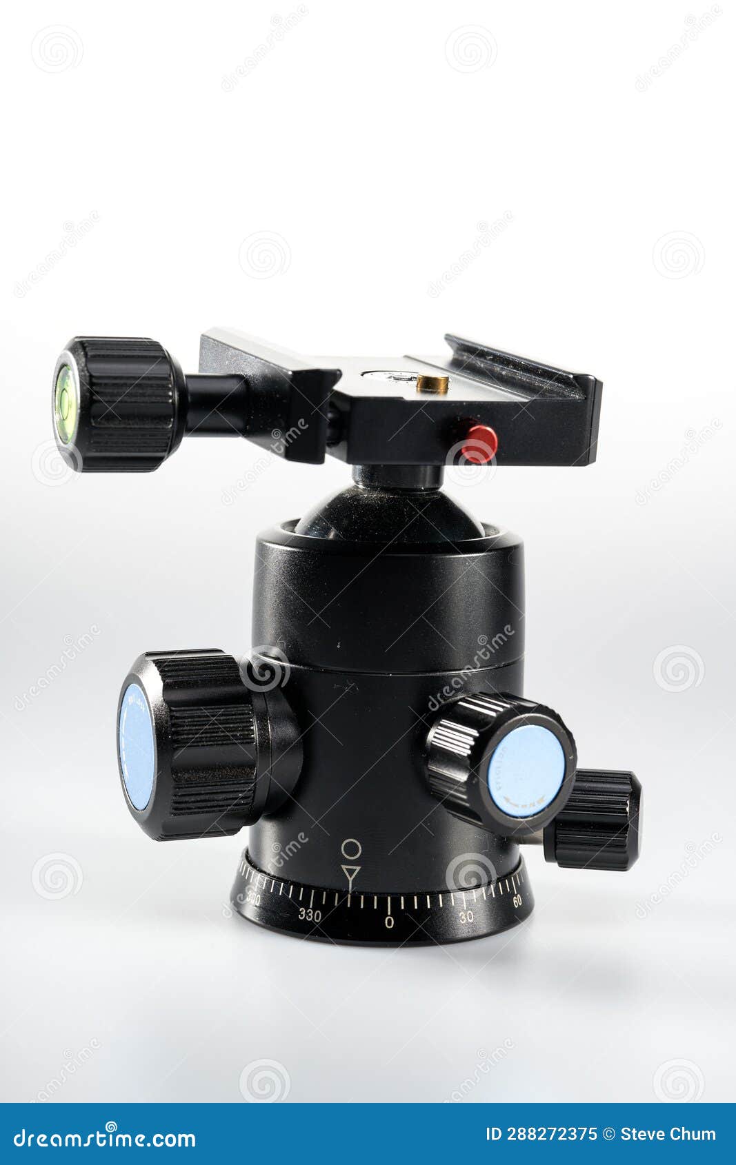 A Close-up of a Spherical Head for Photography Stock Image - Image of ...