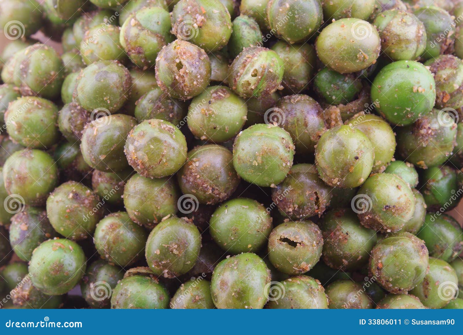 Close Up of Spiced Fried Green Peas Stock Image - Image of haldiram ...