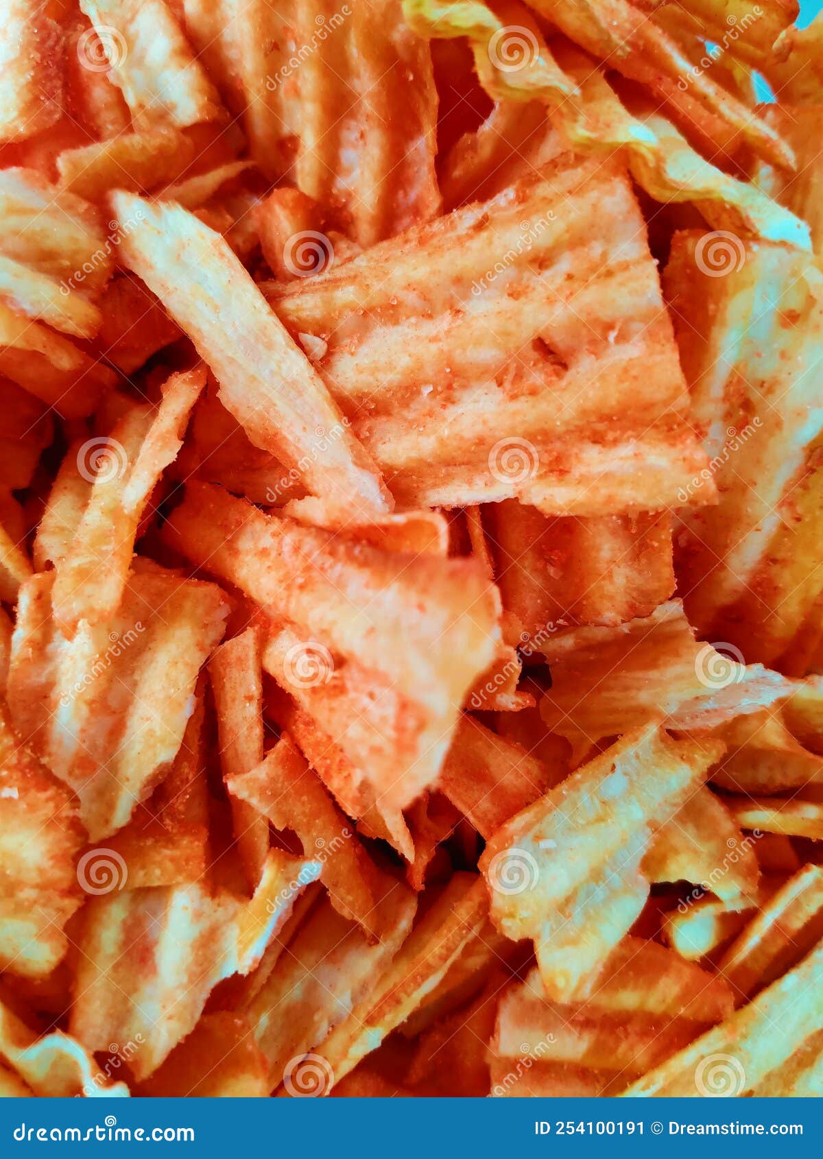 Close up of spicy chips stock image. Image of sandwich - 254100191