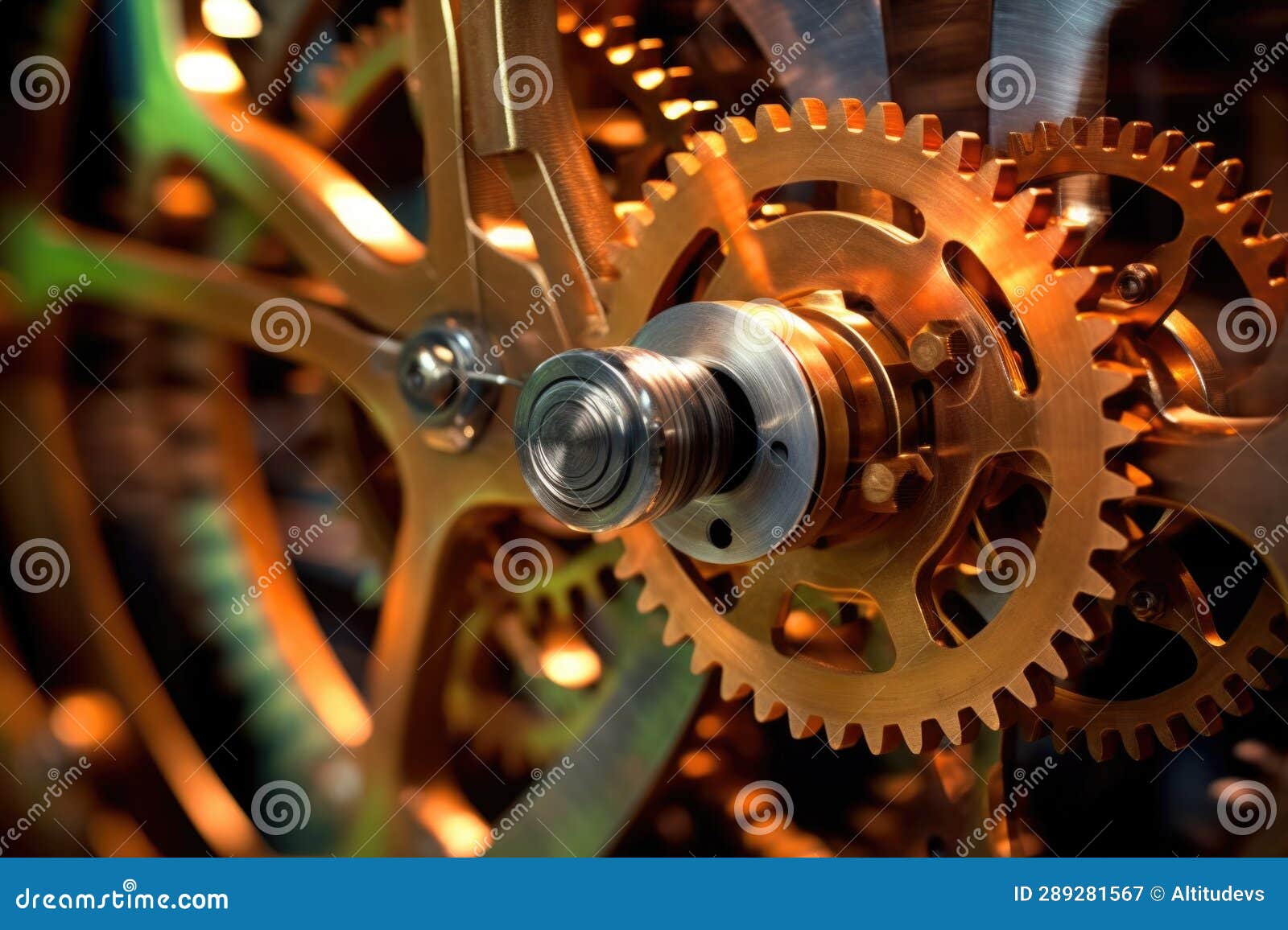 Close-up of Spinning Bicycle Wheel and Gears in Motion Stock Image ...