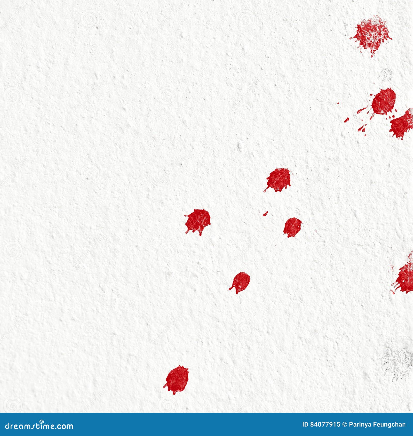 Closeup Splashed Red Drop on White Wall Stock Image - Image of natural ...