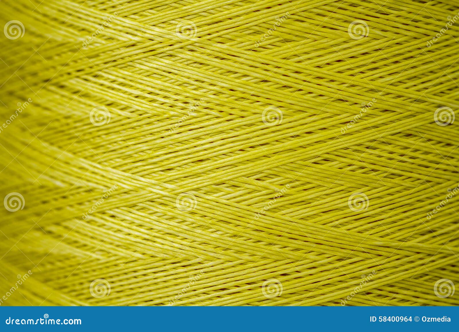 Close Up of a Spool of Synthetic Green Thread Stock Photo - Image of ...