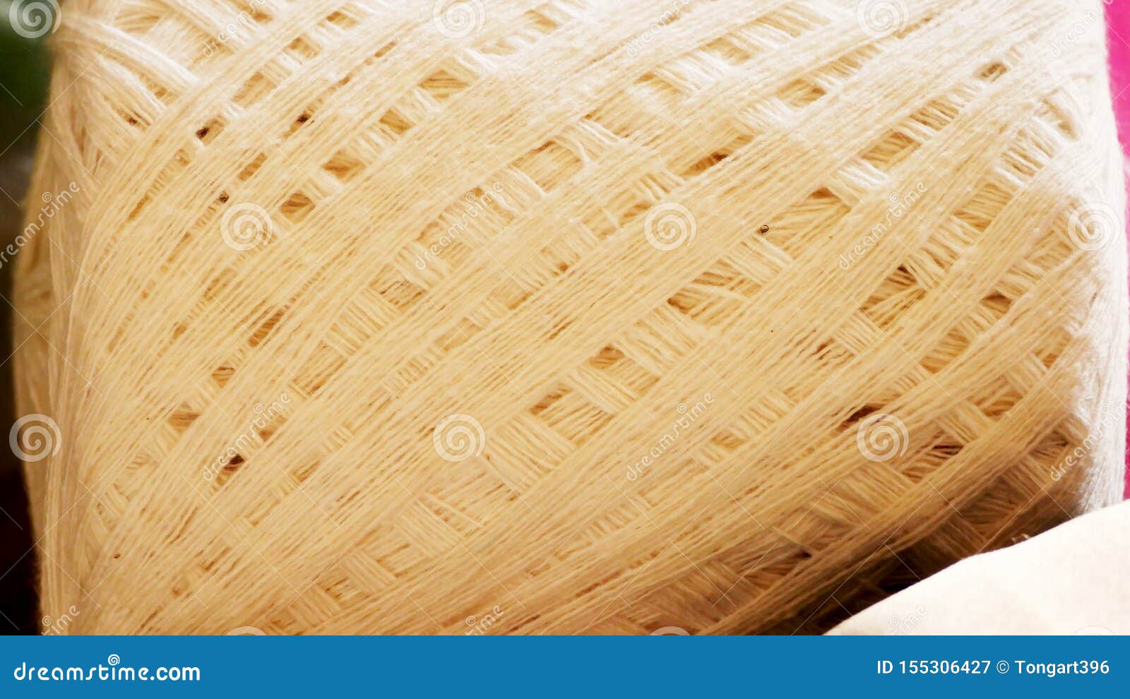 Spool of thread stock image. Image of closeup, white - 155306427