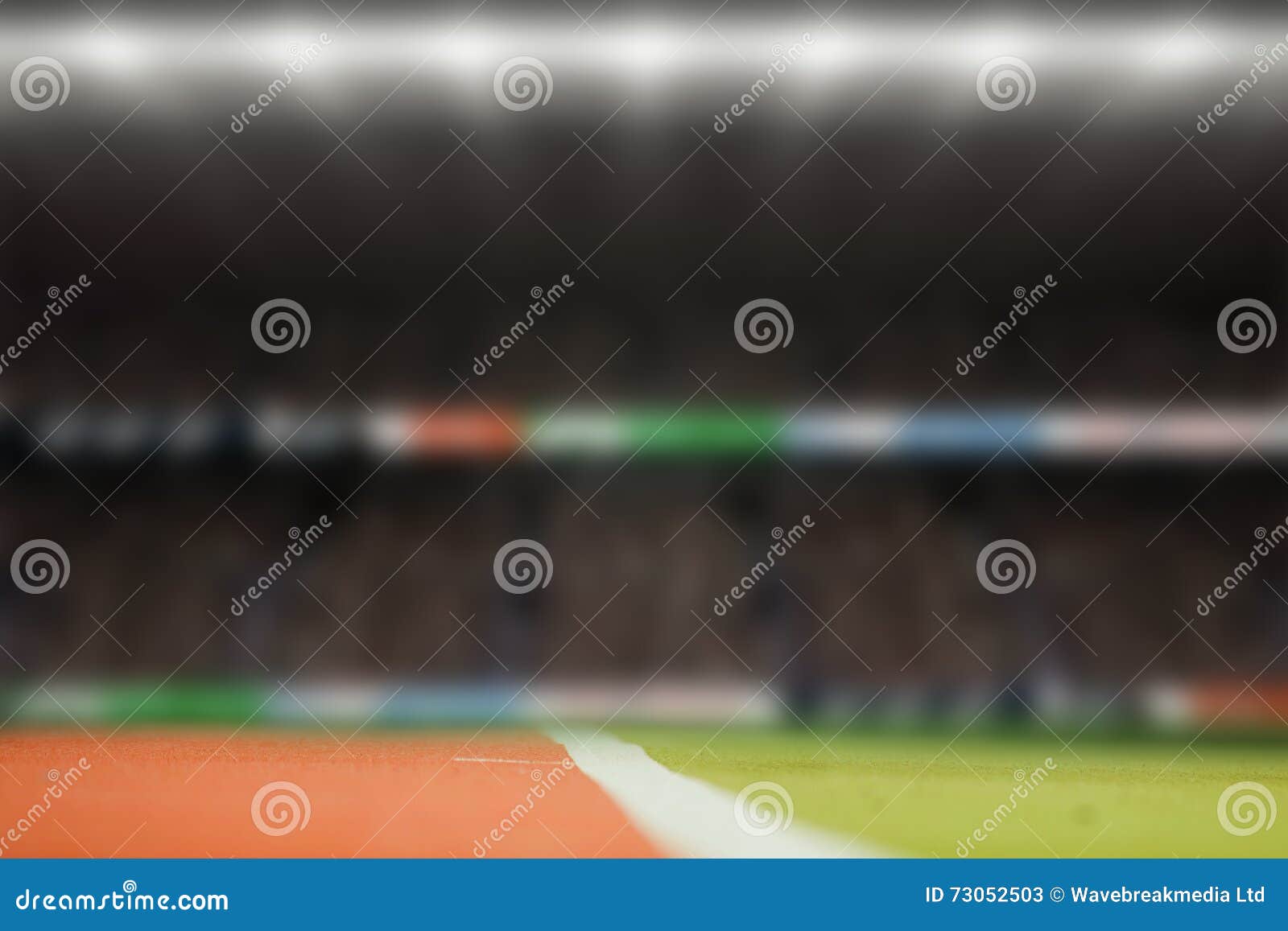 Close Up of Sport Field in a Stadium Stock Illustration - Illustration ...