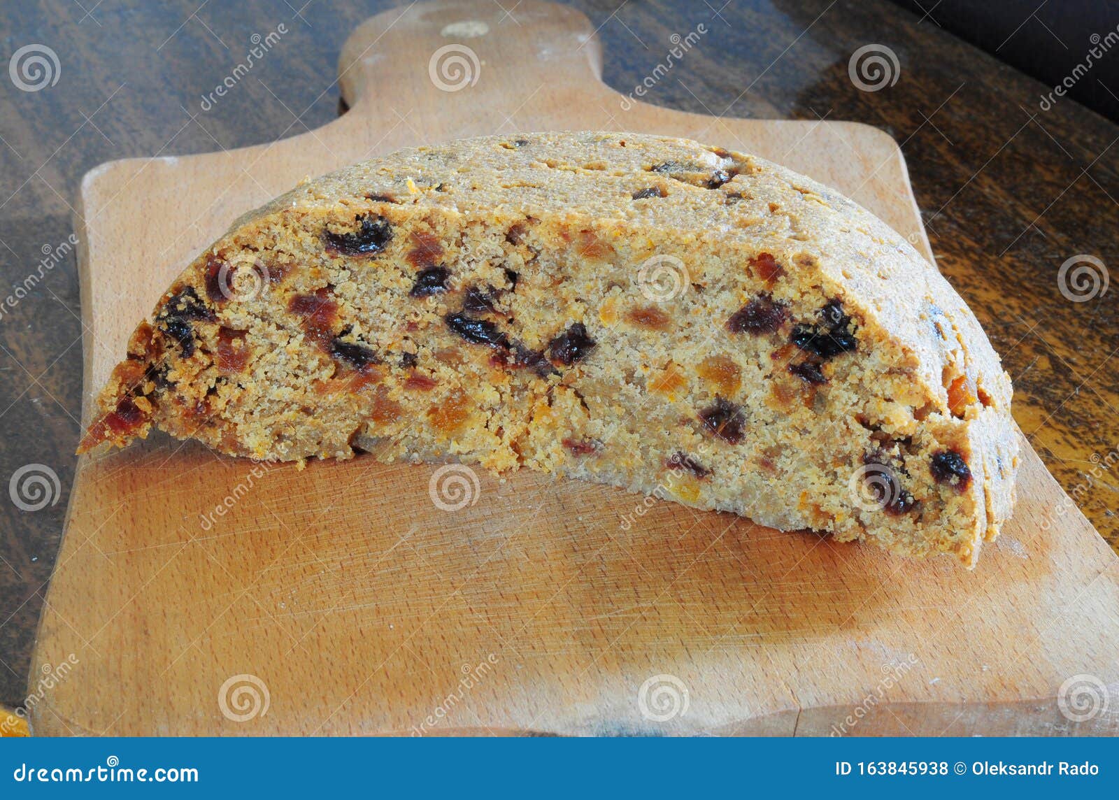 Close Up on Spotted Pudding Stock Photo - Image of united, cake: 163845938