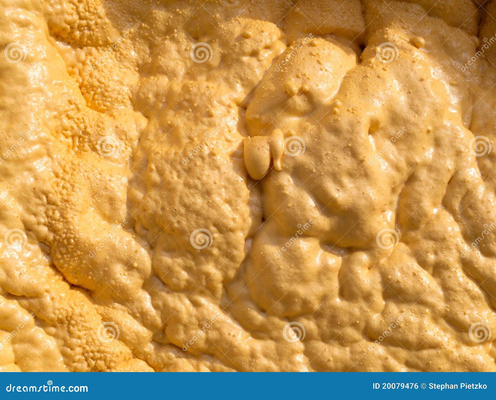 Close-up of Sprayed on PU-Foam Insulation Stock Photo - Image of macro ...