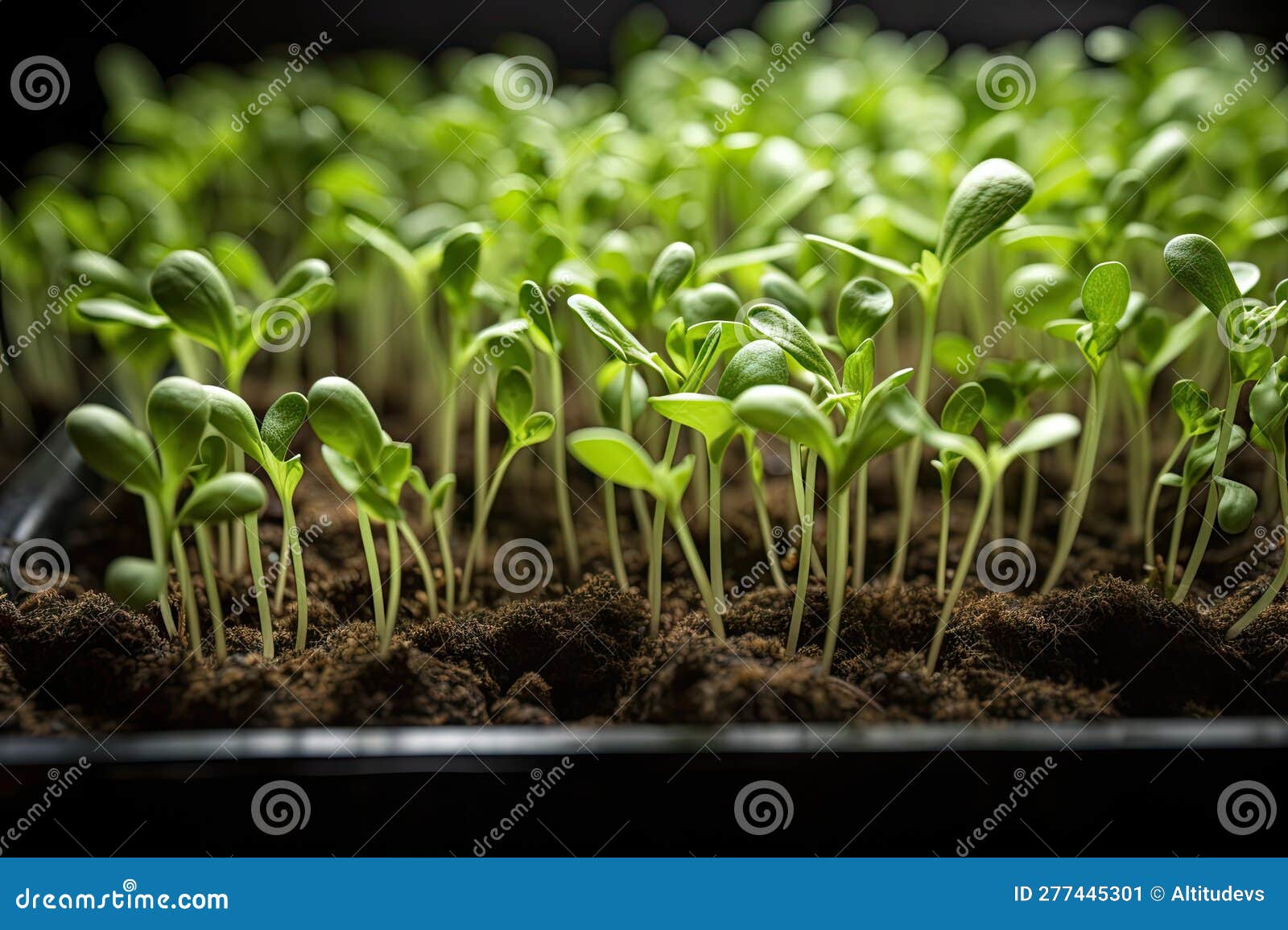 Close-up of Sprouting Seedlings, Bursting with New Life Stock Image ...
