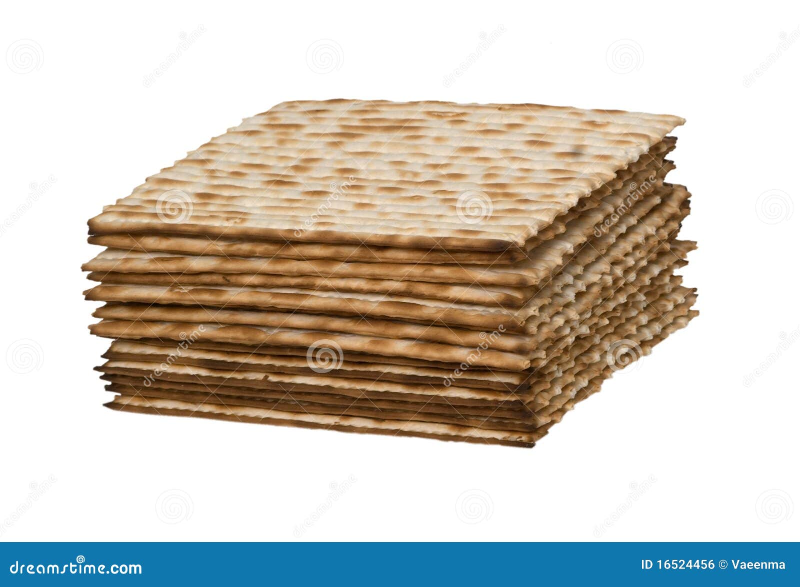 Close up of square matza stock photo. Image of jewish - 16524456