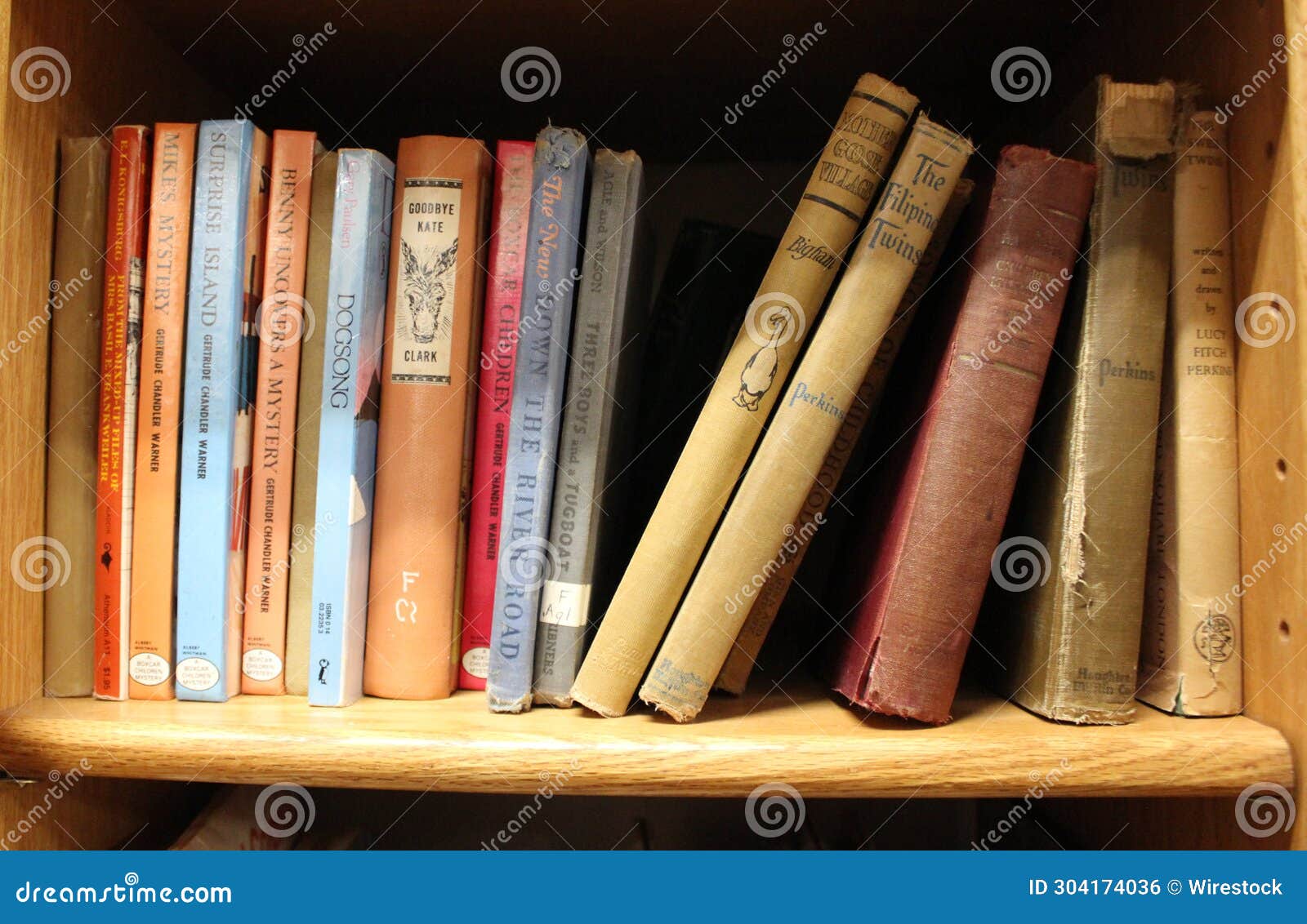 A Stack Of Books In A Large Library Selected By The Reader Lies On ...