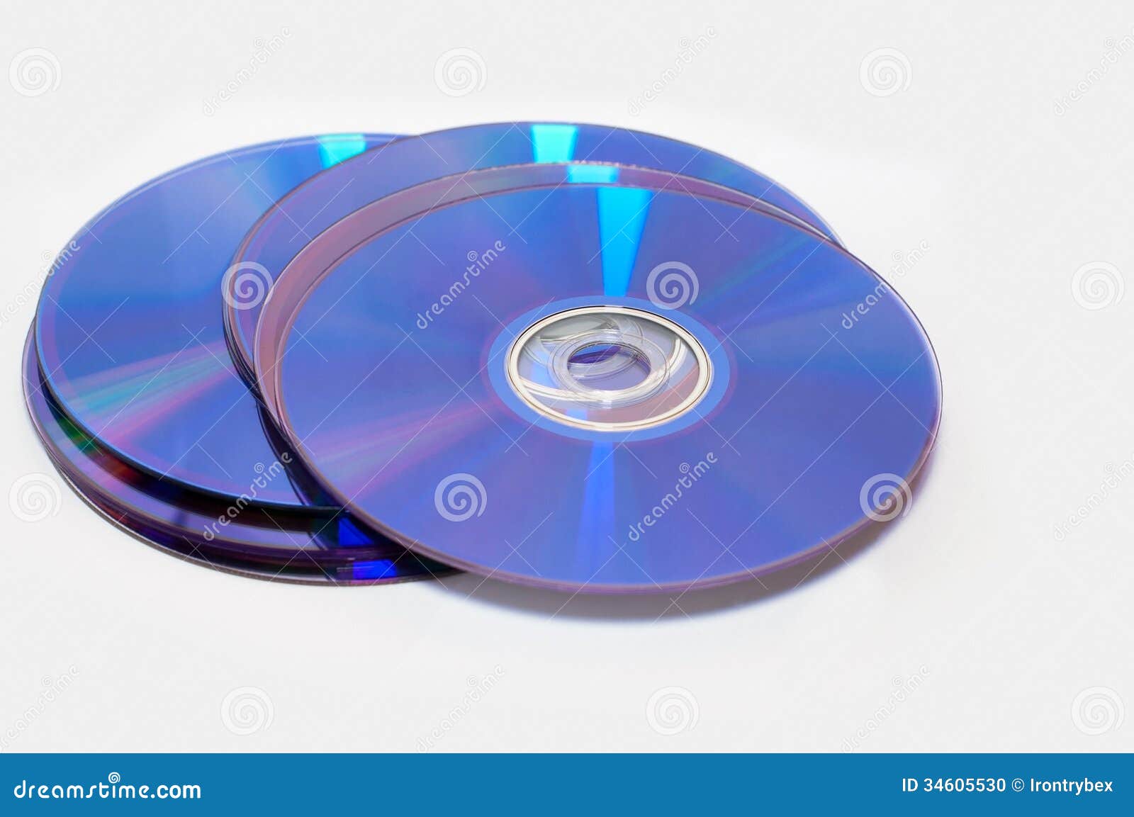 Close-up of a Stack of Cd-roms Stock Photo - Image of object ...