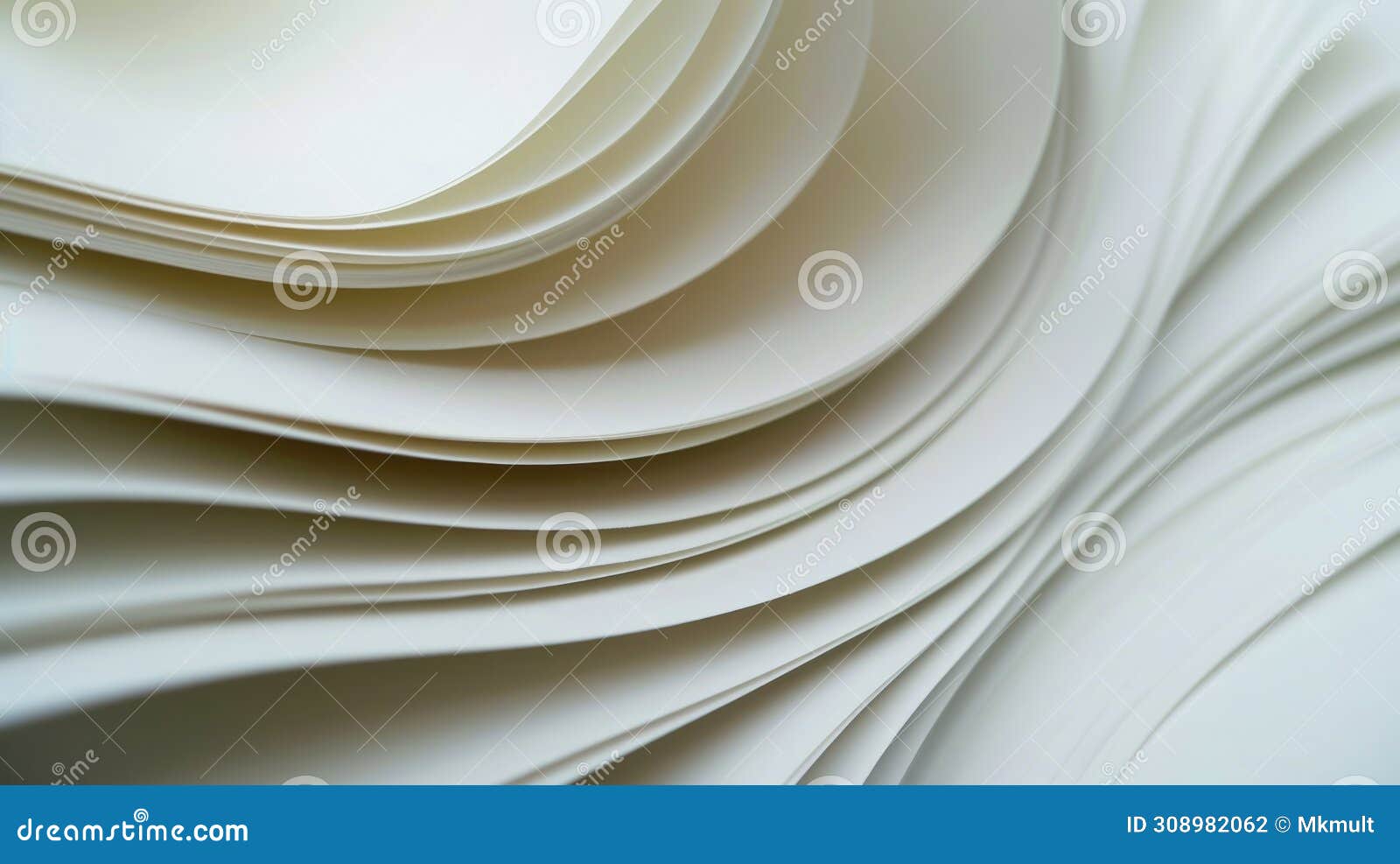 Close Up of a Stack of Folded Papers Stock Photo - Image of desk, files ...