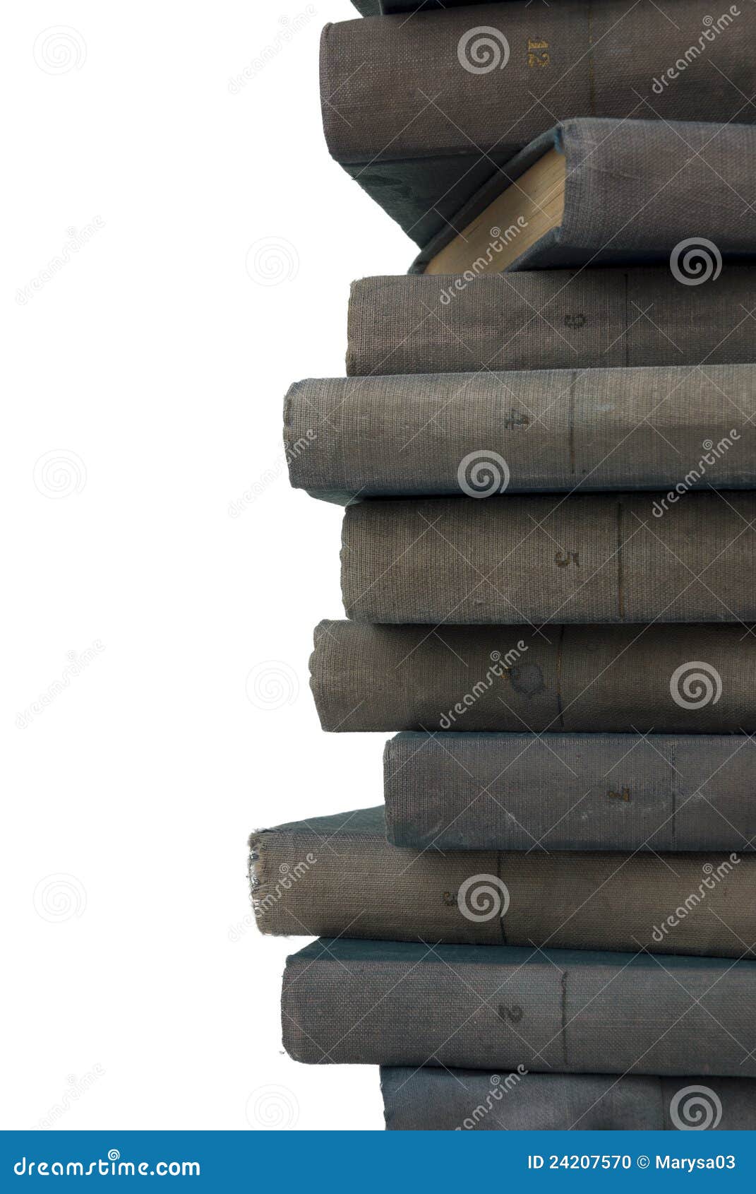 Close Up Stack of Old Books Stock Photo - Image of hardcover, antique ...