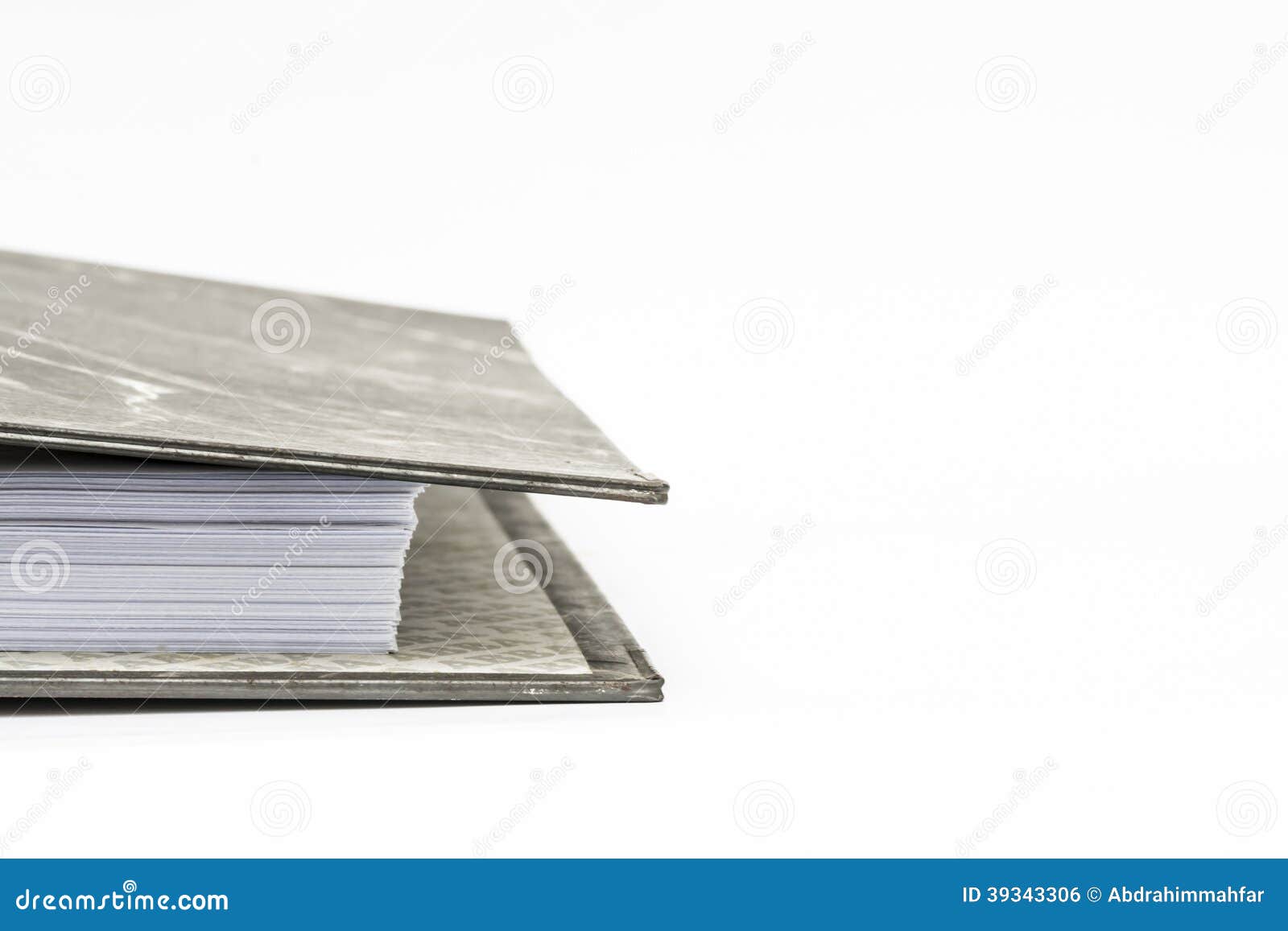 Close Up Stack of Paper Inside Folder Stock Photo - Image of concept ...