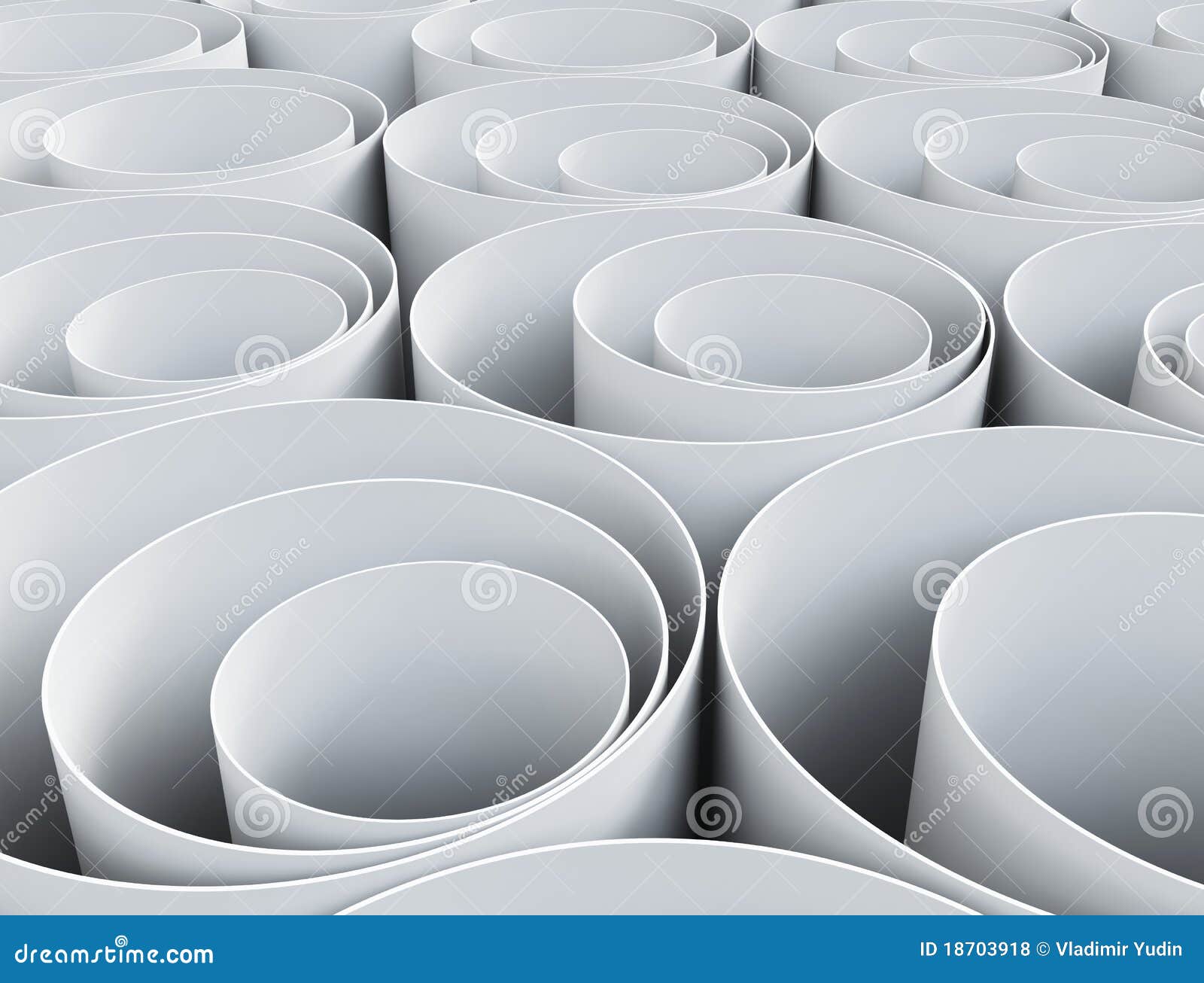 Close Up of Stack of Paper Pipes Stock Illustration - Illustration of ...