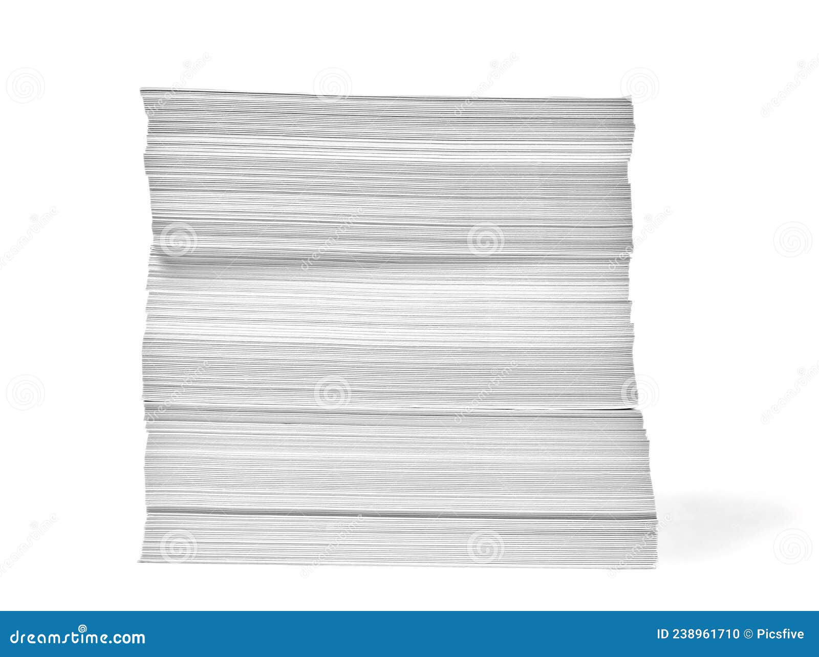 Paper Stack Pile Office Paperwork Busniess Education Stock Photo ...