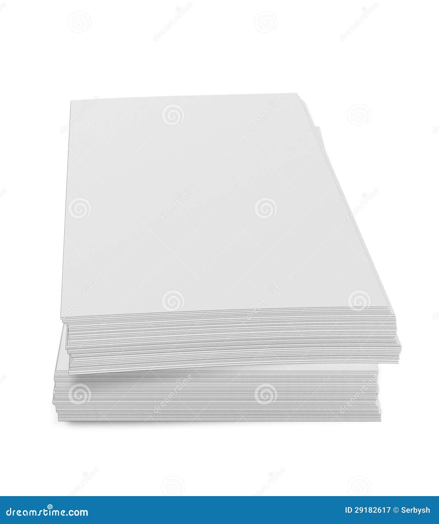 Close Up of Stack of Papers Stock Image - Image of organize, blank ...