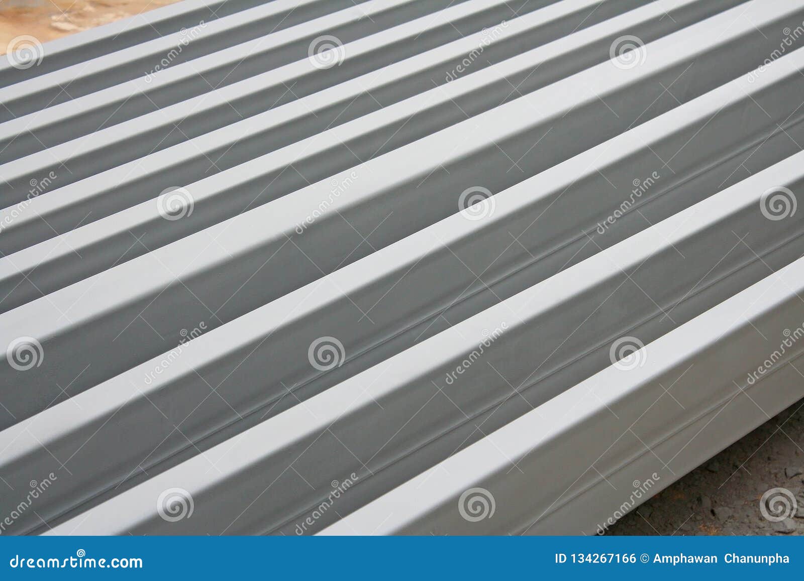 Stack steel on the ground stock photo. Image of dust - 134267166