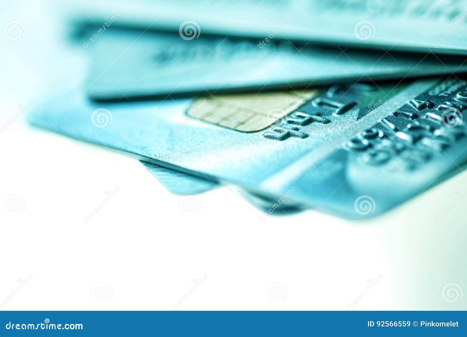 Close Up the Stacking of Credit Cards with Extremely Shallow DOF Stock ...
