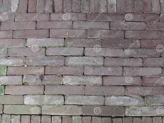 Close Up of a Staggered Red Brick Path Stock Image - Image of bricks ...
