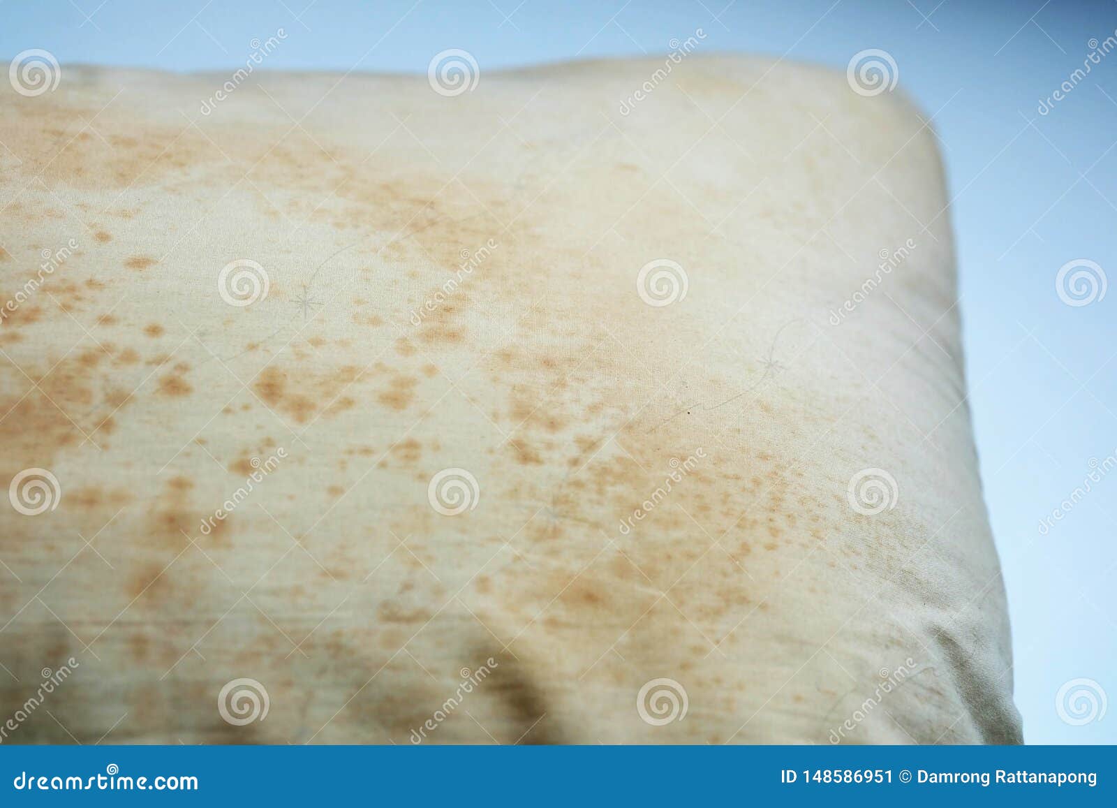 Close Up Stains on Dirty Pillow are a Source of Germs and Dust Mites ... Close Up Stains on Dirty Pillow are a Source of Germs and Dust Mites ...