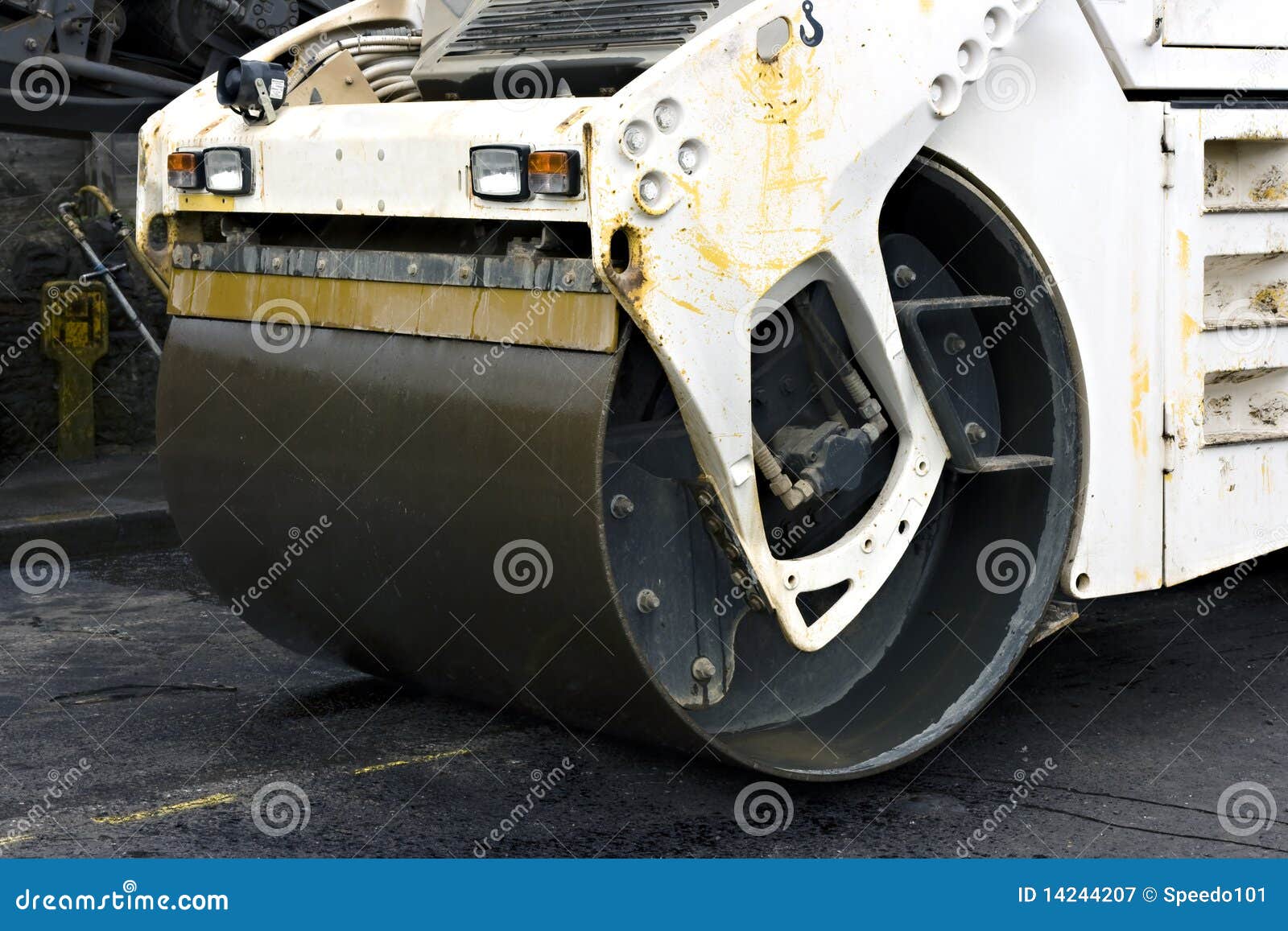Close Up of a Steam Road Roller Stock Image - Image of highway ...