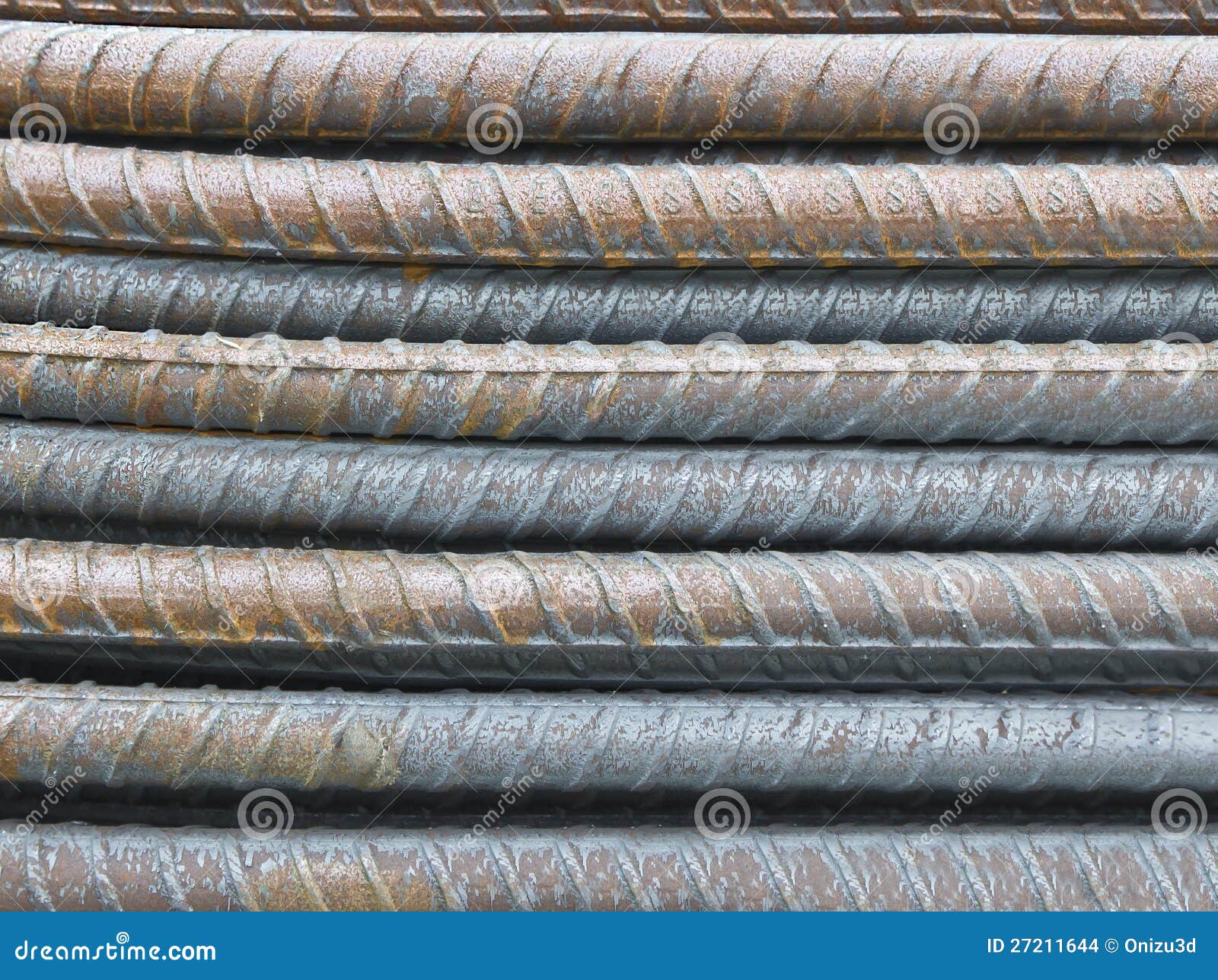 Close-up Steel Bars Background Stock Photo - Image of horizontal, line ...