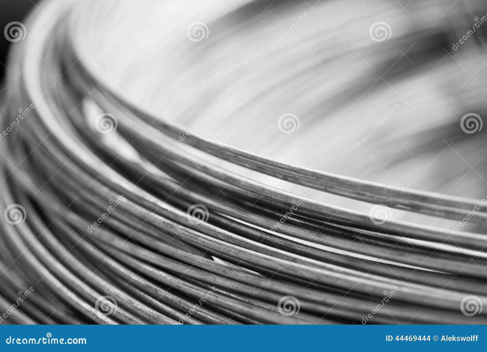 Close up steel wire stock photo. Image of flexibility - 44469444