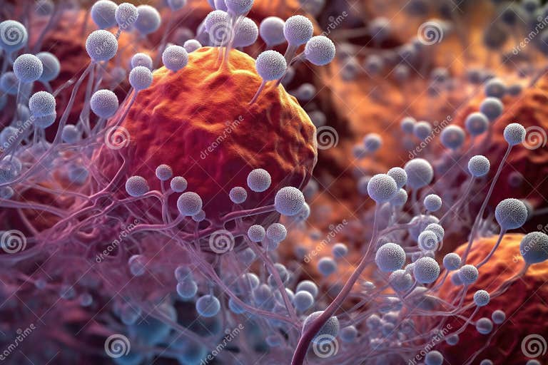 Close-up of Stem Cells Under a Microscope Stock Photo - Image of ...