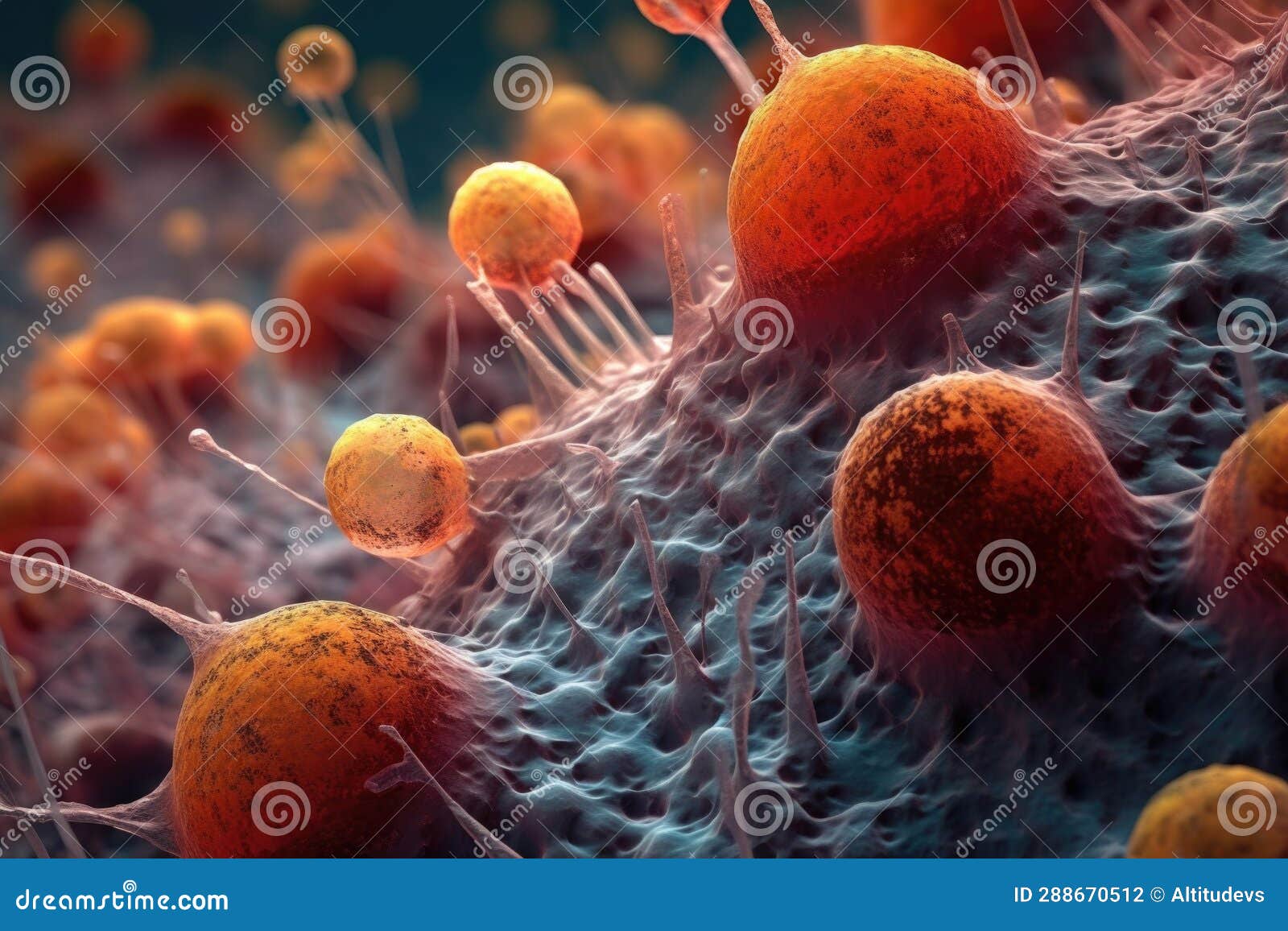 Close-up of Stem Cells Under a Microscope Stock Photo - Image of ...