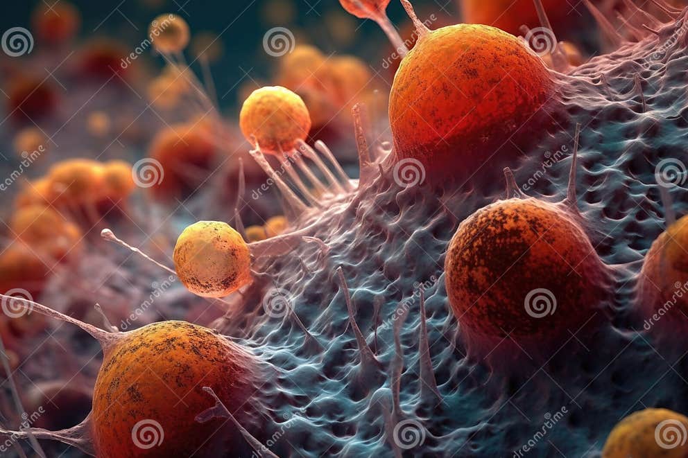 Close-up of Stem Cells Under a Microscope Stock Photo - Image of ...