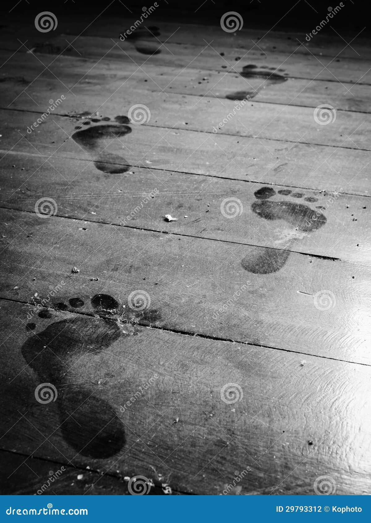 Step Forward on Dusty Floor Stock Photo - Image of wood, aged: 29793312