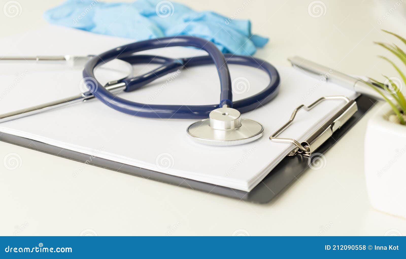 Close-Up of Stethoscope and Medical Chart. Stock Photo - Image of color ...