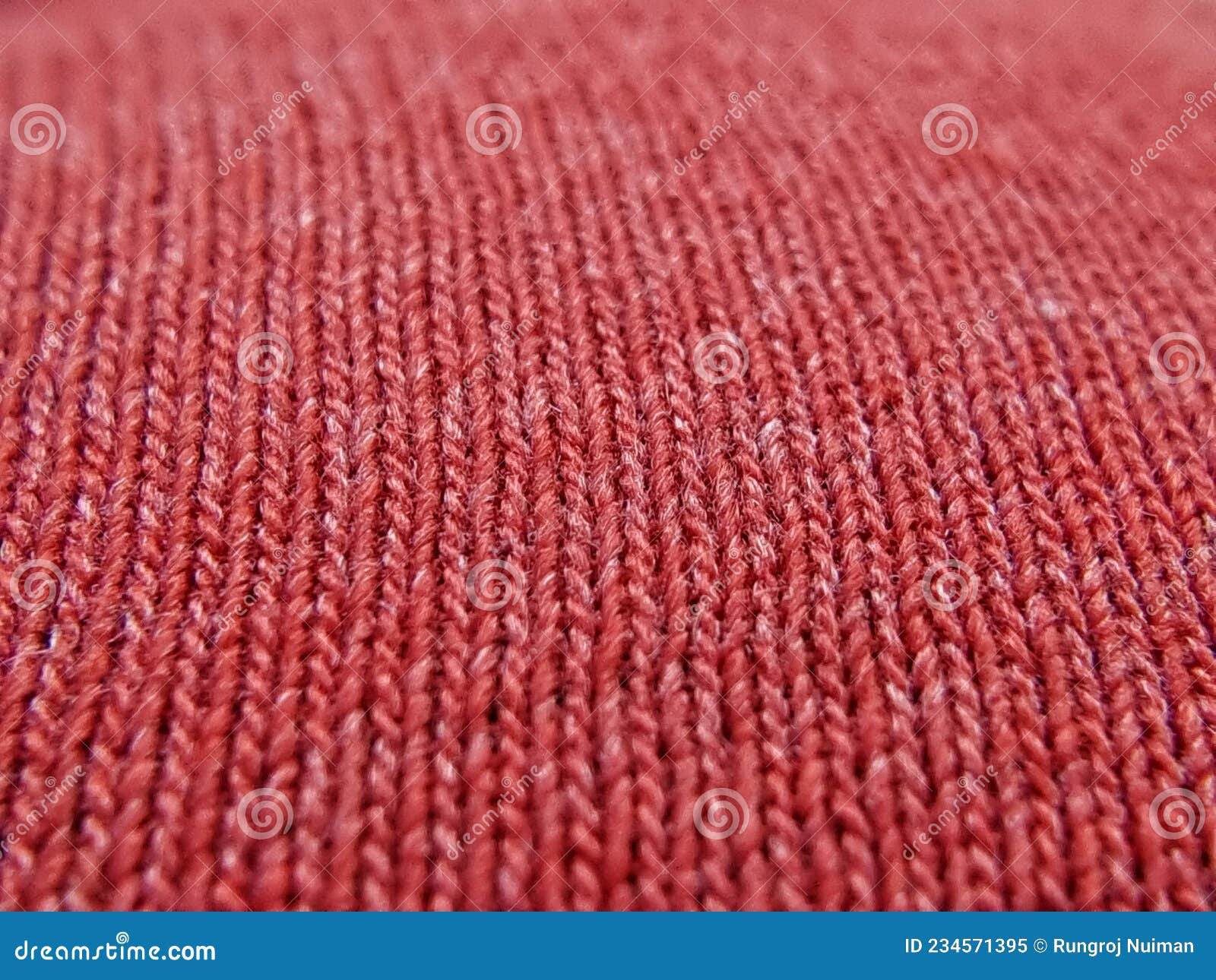 Close Up of Stitches, Seams, Texture, Fabric of Red Cloth. Focus ...