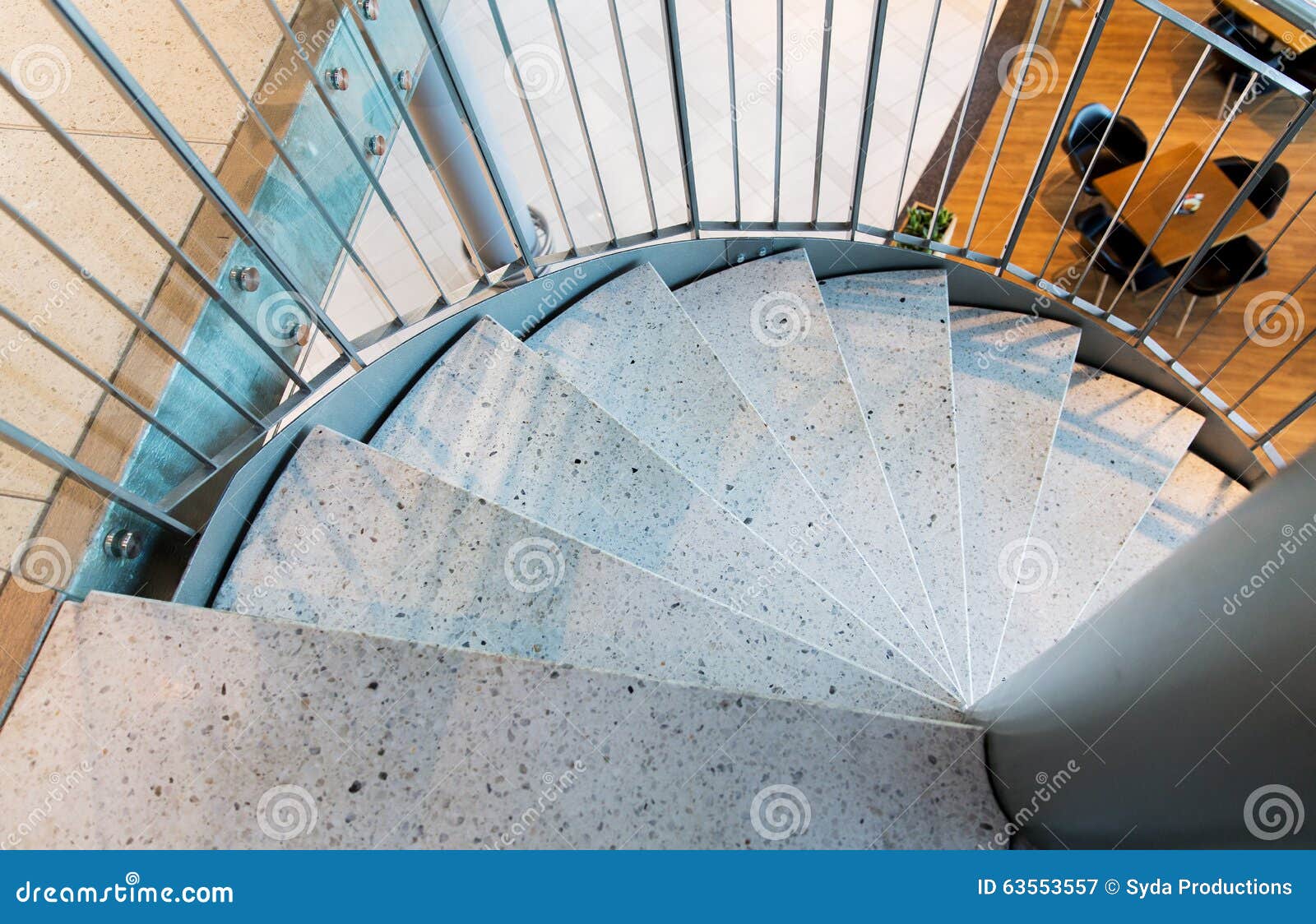 Close Up of Stone Spiral Staircase at Restaurant Stock Image - Image of ...