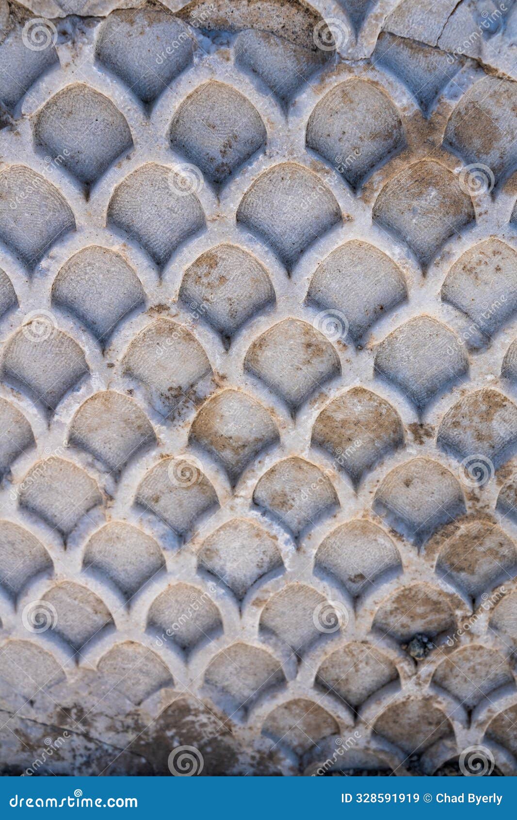 The Close-up of a Stone Surface Reveals a Regular Pattern Resembling ...