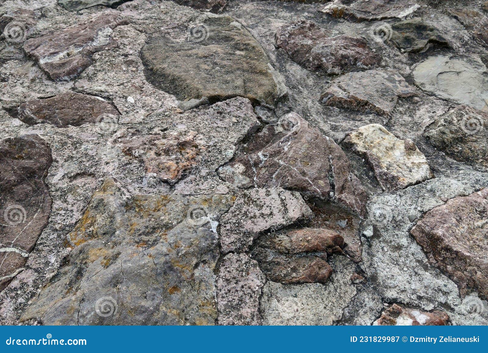 Close-up of the Stone Texture of the Rock in the Mountains, Background ...