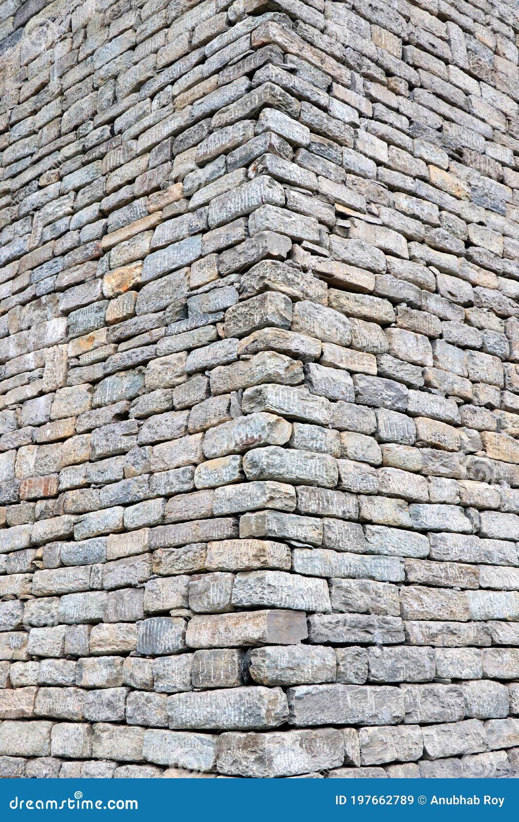 Close-up of Stone Wall Use for Construction Business and Designers ...