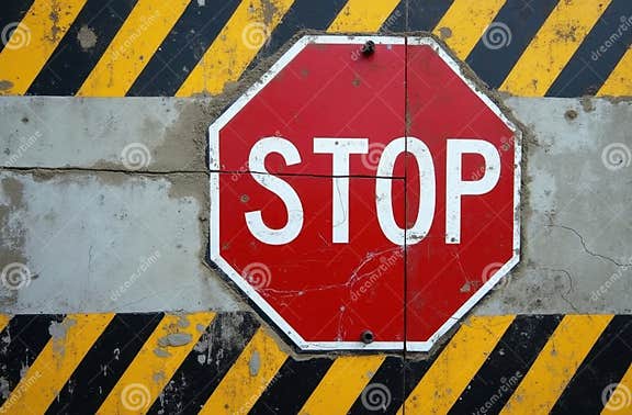 Close Up of a Stop Sign at 4-1-2025 Stock Illustration - Illustration ...