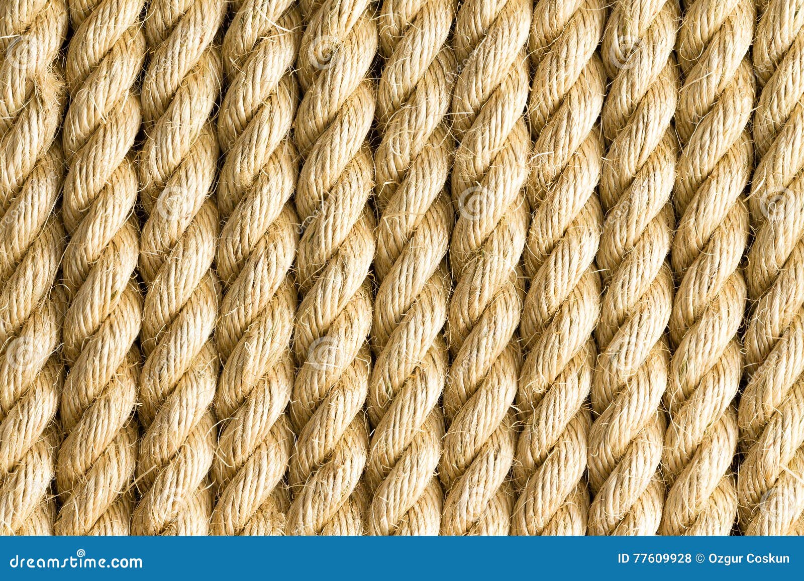 Close Up Strands of Rope As Background Stock Photo - Image of ...