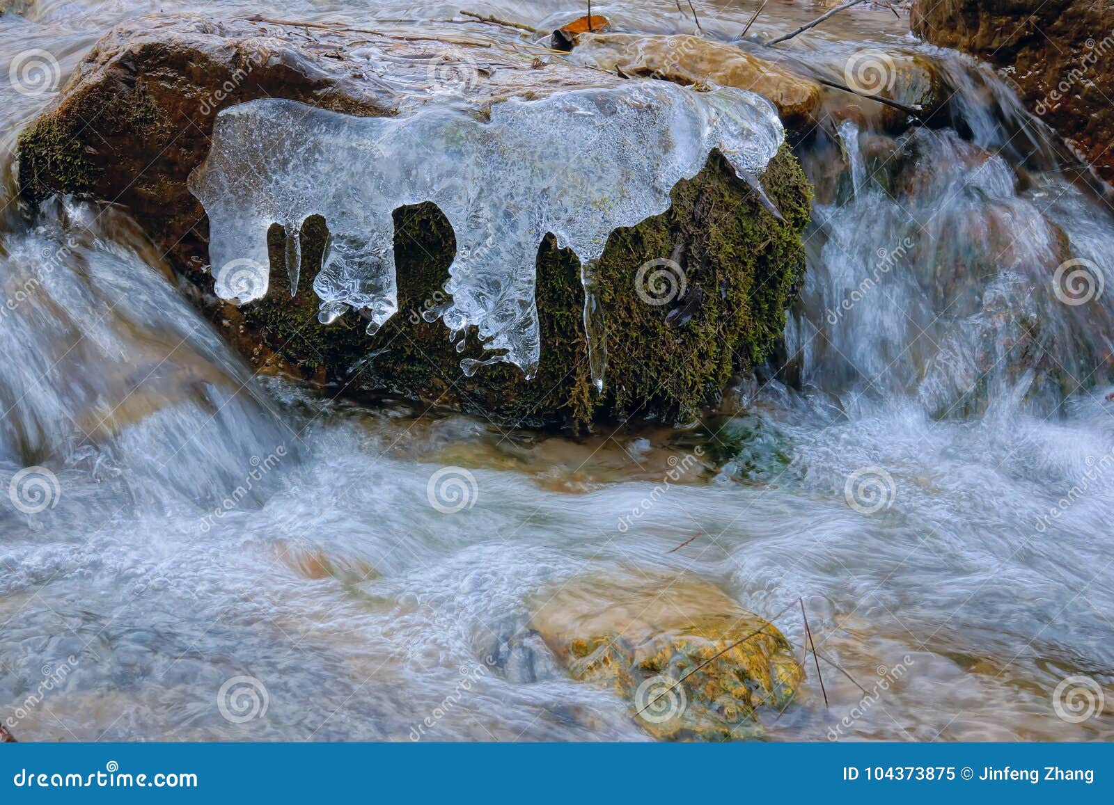 Ice stream stock image. Image of stream, frigid, rivulet - 104373875