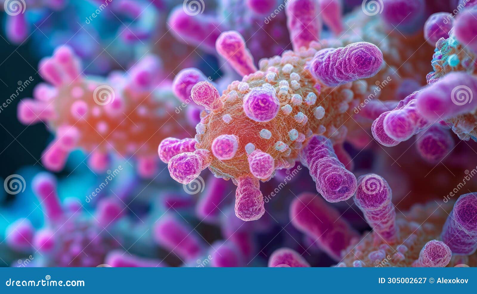 Close-up of Streptococcus Pyogenes Bacteria Under a Microscope AI ...