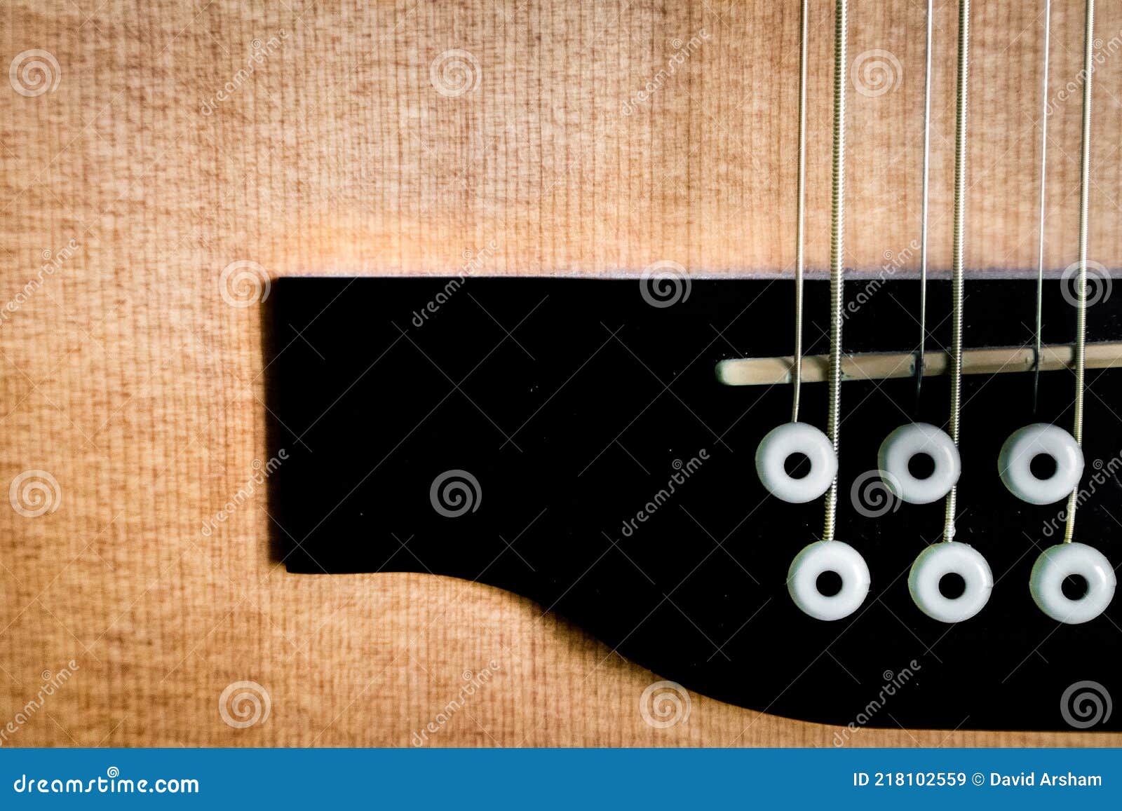 Close Up of 12 String Guitar Bridge and Body Stock Image - Image of ...