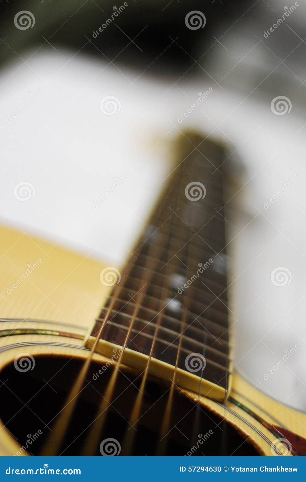 Close Up the String on Guitar Stock Photo - Image of abstract, classic ...