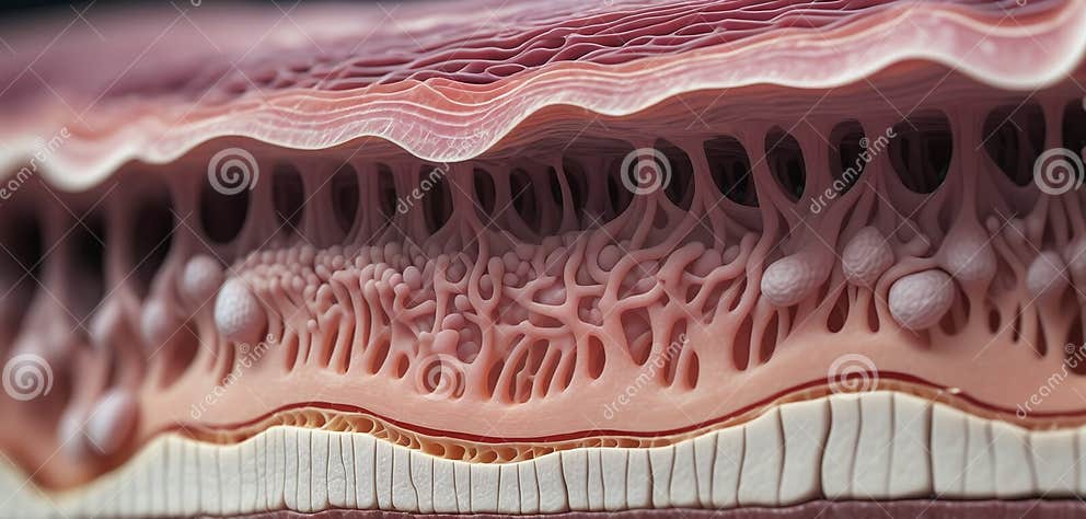 Close-up of the Structure and Composition of the Different Layers of ...