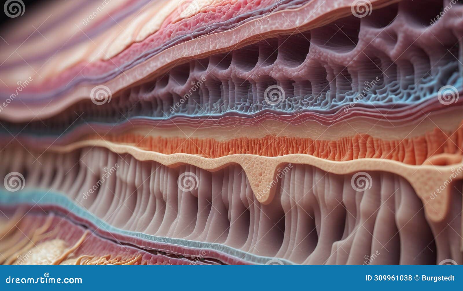 Close-up of the Structure and Composition of the Different Layers of ...