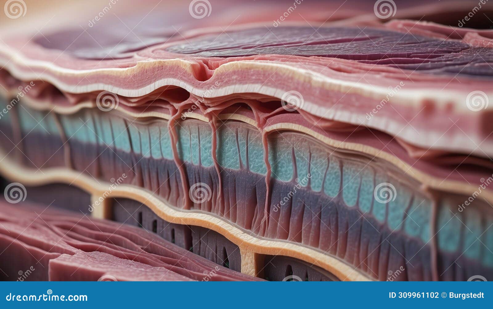 Close-up of the Structure and Composition of the Different Layers of ...