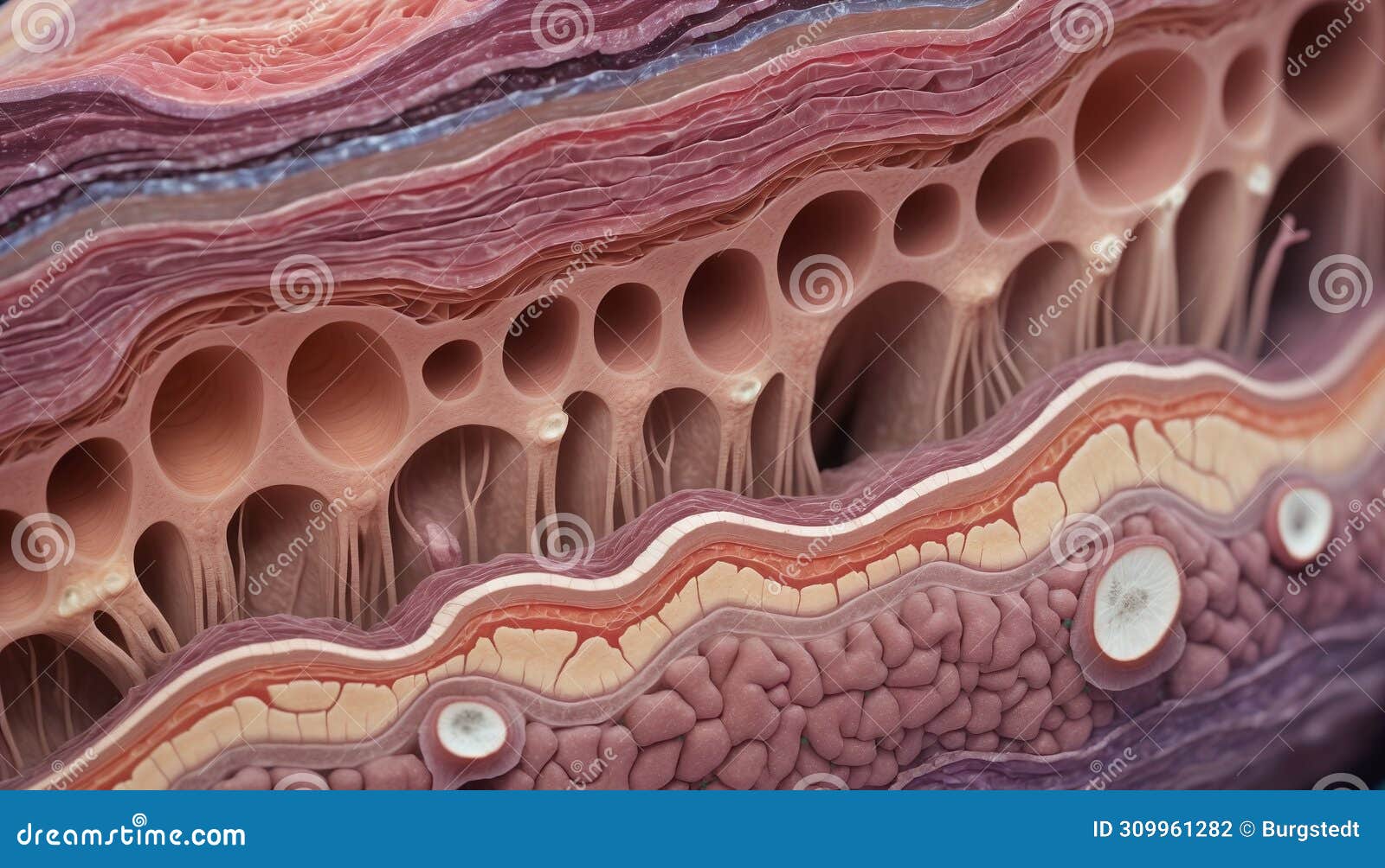 Close-up of the Structure and Composition of the Different Layers of ...