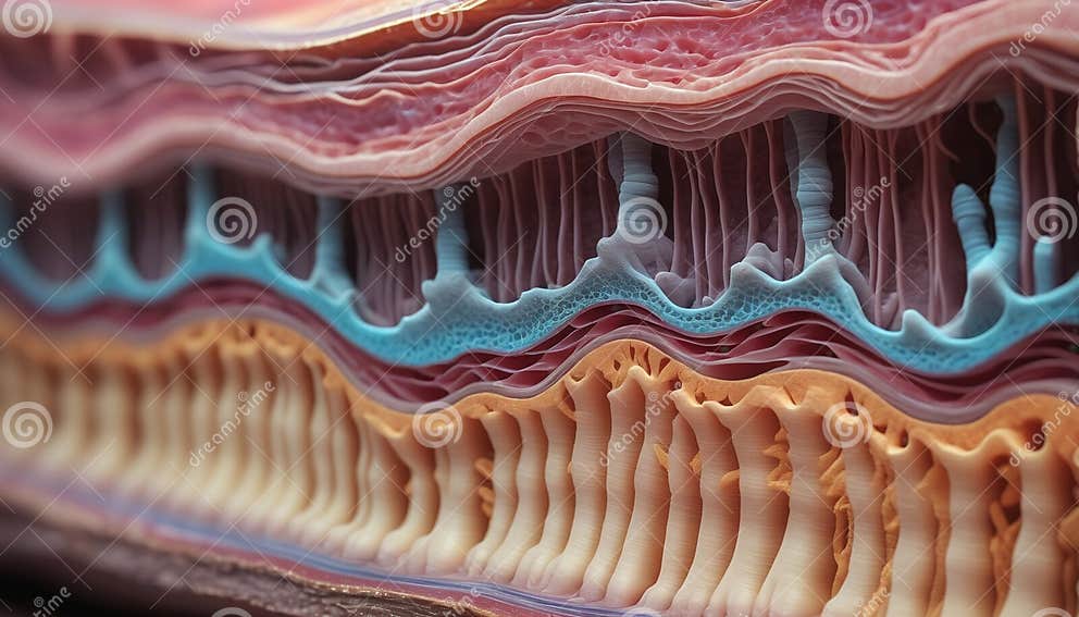 Close-up of the Structure and Composition of the Different Layers of ...